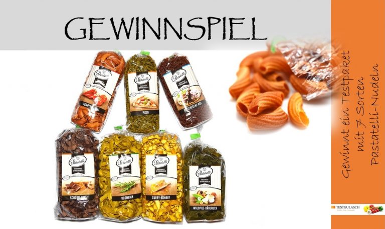 Pastatelli - hausgemachte Gewürznudeln mit Gewinnspiel